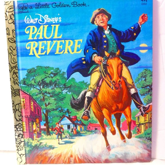 The Little Golden Book | Accents | Walt Disneys Paul Revere A Little ...